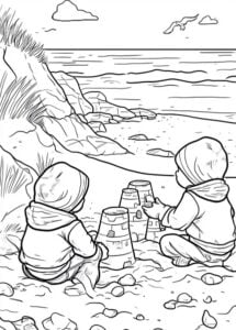 Free South African Winter Colouring Pages for Kids - BabyYumYum