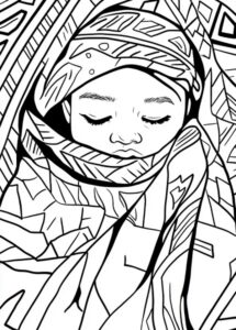 Free South African Winter Colouring Pages for Kids - BabyYumYum